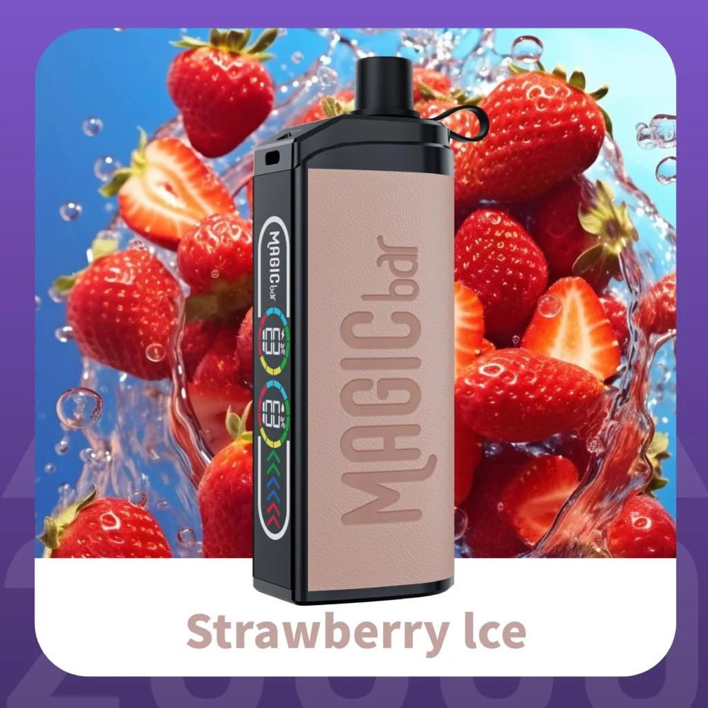 Magic Bar Alpha 20000 Puffs Disposable E-Cigarette – Strawberry Ice ...